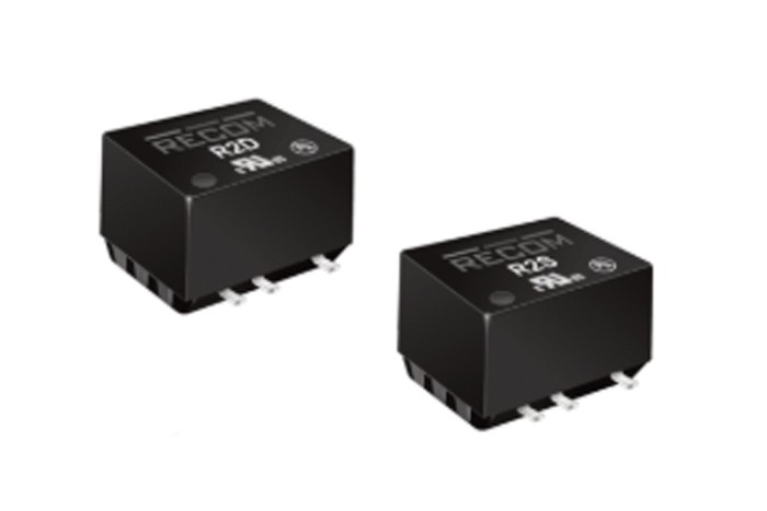 Recom DC/DC converters, 2W, SMD housing, R2S series - elpro Elektronik