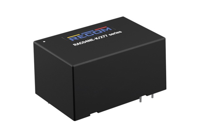 Recom AC/DC Industry power supplies, 4W, plastic housing, RAC04NE-K/277 ...
