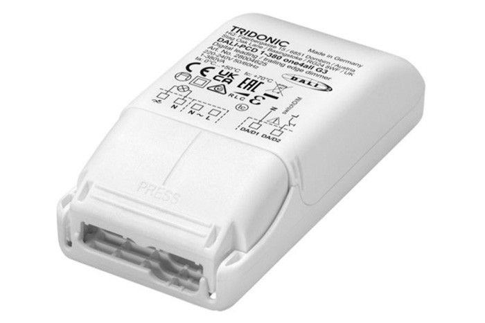 Tridonic Phasecut Dimmer, 380W, Dali-2 push-dimm, DALI-PCD 1-380 ...