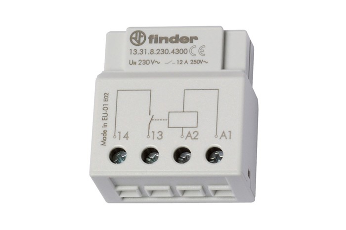 Finder Impulse Switch, SPST-NO contacts, IP20, 13.31 series - elpro ...