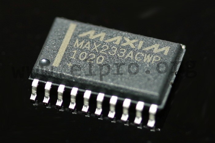 Maxim RS232 interface ICs, MAX series - elpro Elektronik