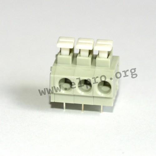 PTR spring terminal blocks, pitch 5mm, 17.5A, with lever, AK4101 series ...