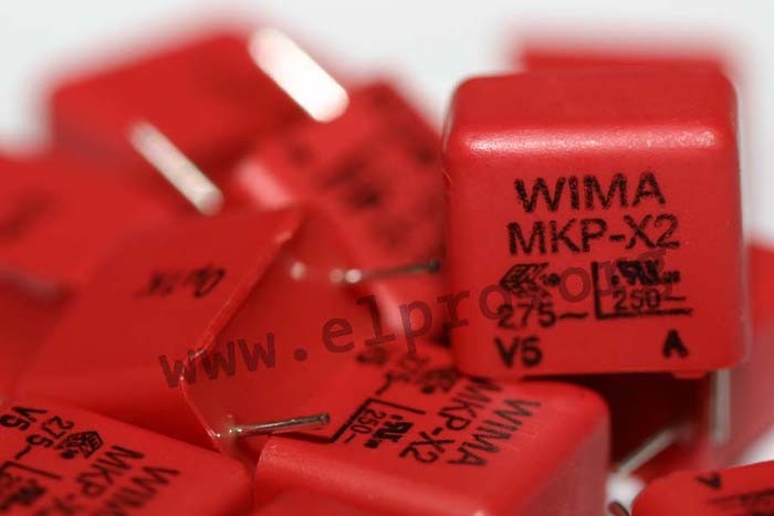 Wima MKP EMI/RFI suppression capacitors, class X2, MKP-X2 series ...