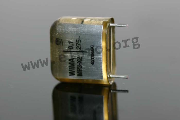 Wima MKP EMI/RFI suppression capacitors, class X2, MP 3-X2 series ...
